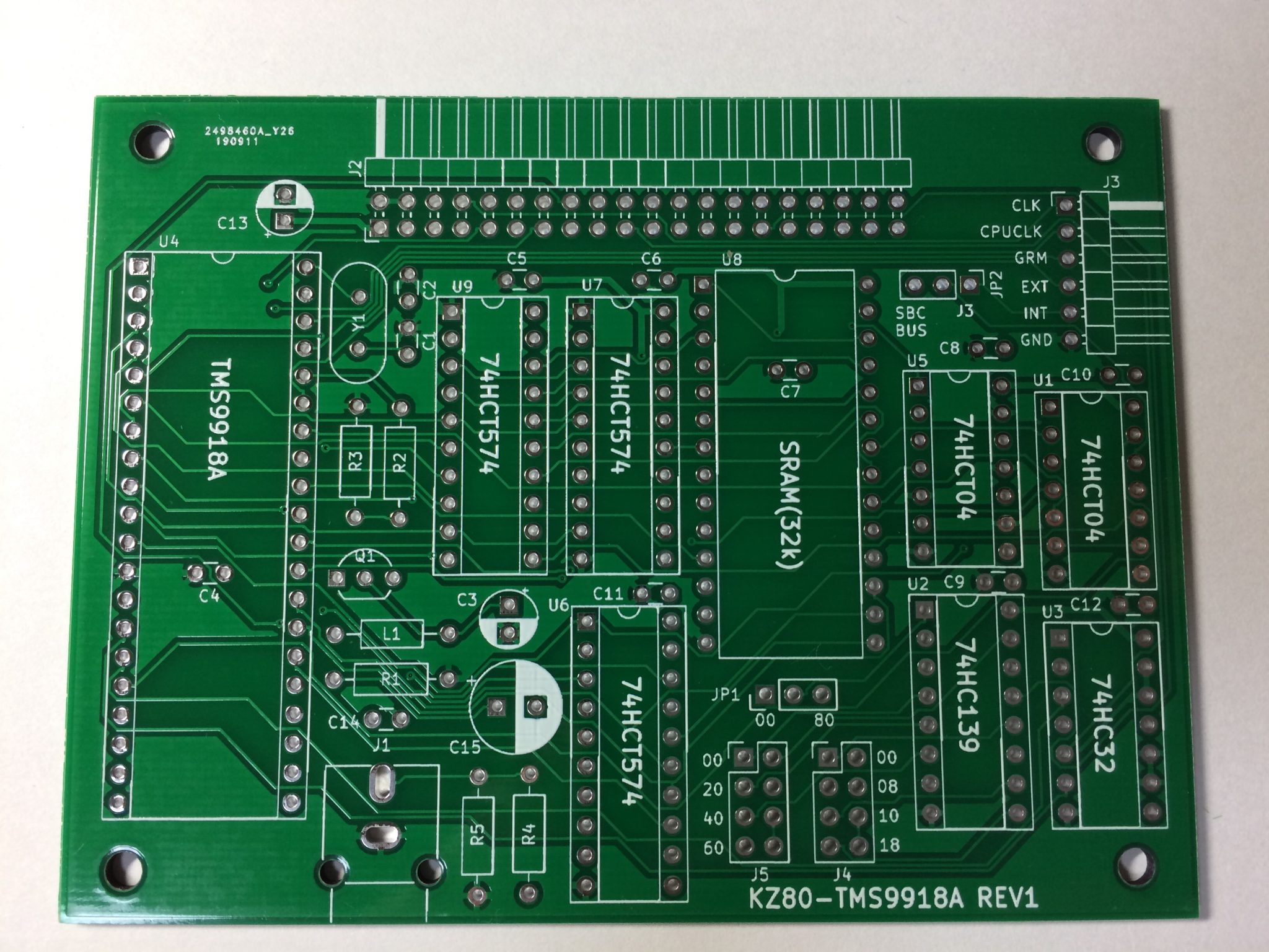 KZ80マイコン 偽MSX1へ〜ビデオボード(3) | KUNINET BLOG