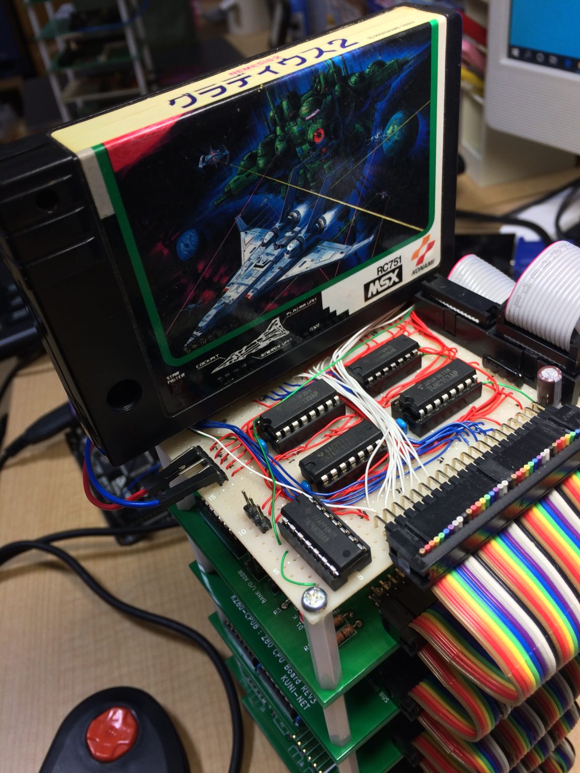 KZ80マイコンを 偽MSX1へ〜ROMカートリッジボード(1) | KUNINET BLOG