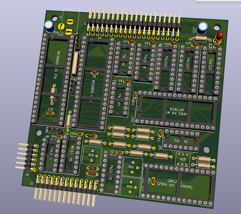 MC6800マイコン CPUボード(1) | KUNINET BLOG