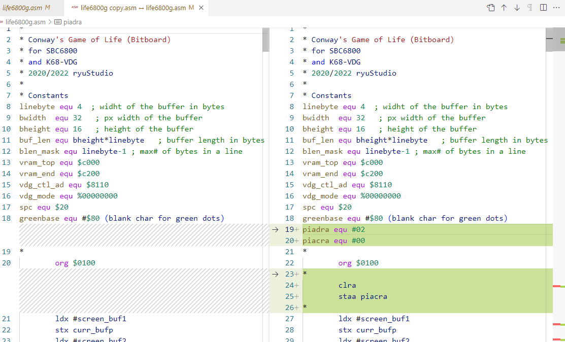 K68-VDG MC6847ビデオボードの描画ノイズ対策 | KUNINET BLOG