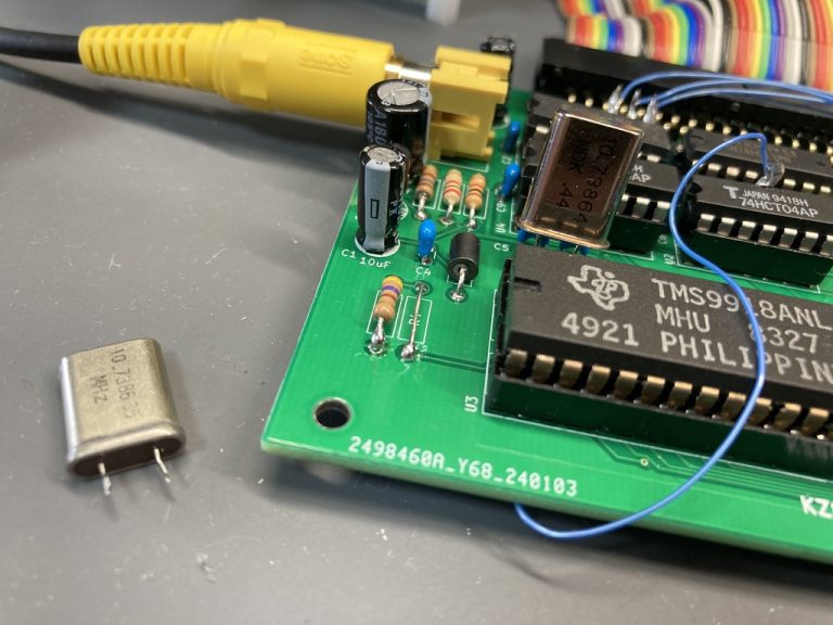 TMS9918ビデオボードDRAM版 (1) 64kbit x 4bit DRAM・・・不調→解決! | KUNINET BLOG